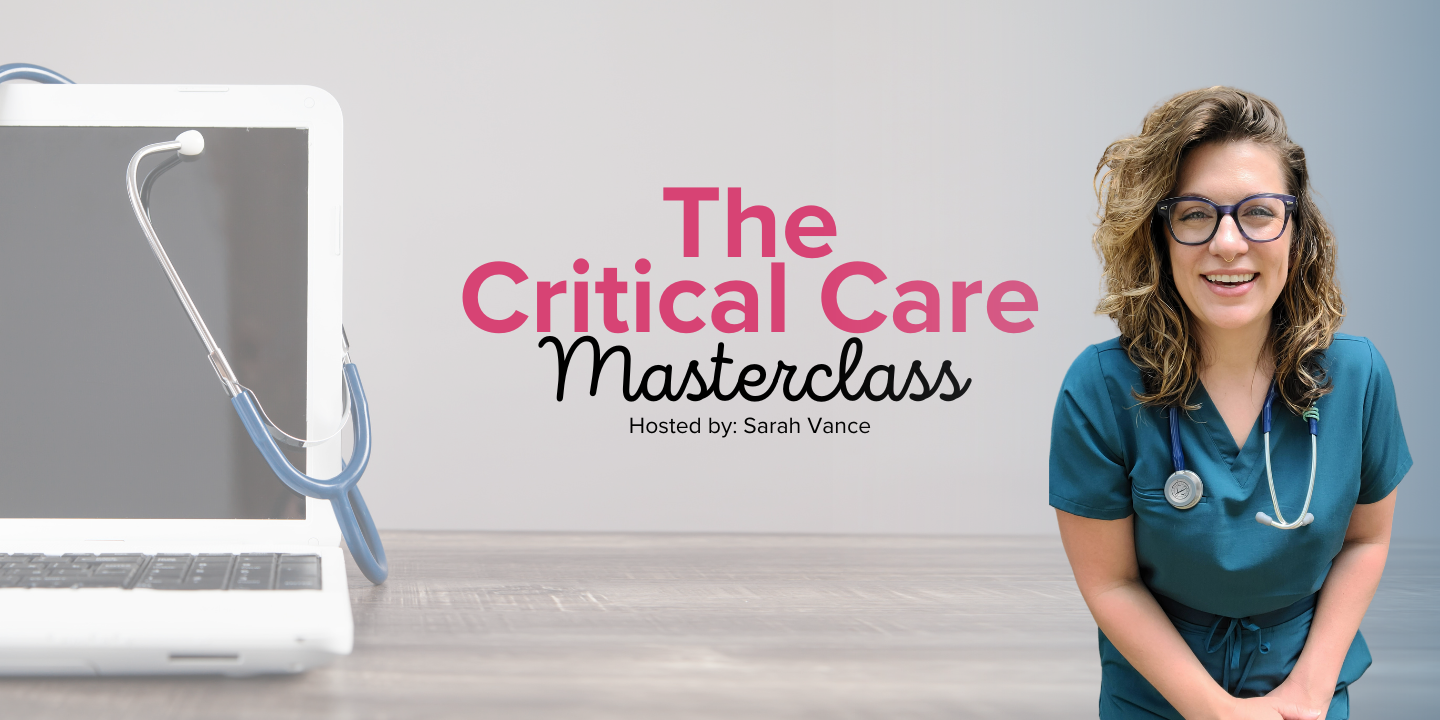 The Critical Care Masterclass - ISeeU_Nurse with Sarah Vance